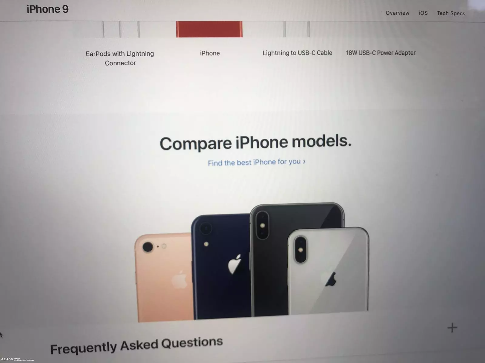 Apple bætti við opinbera vefsíðu iPhone 9 og iPhone XS 22585_3