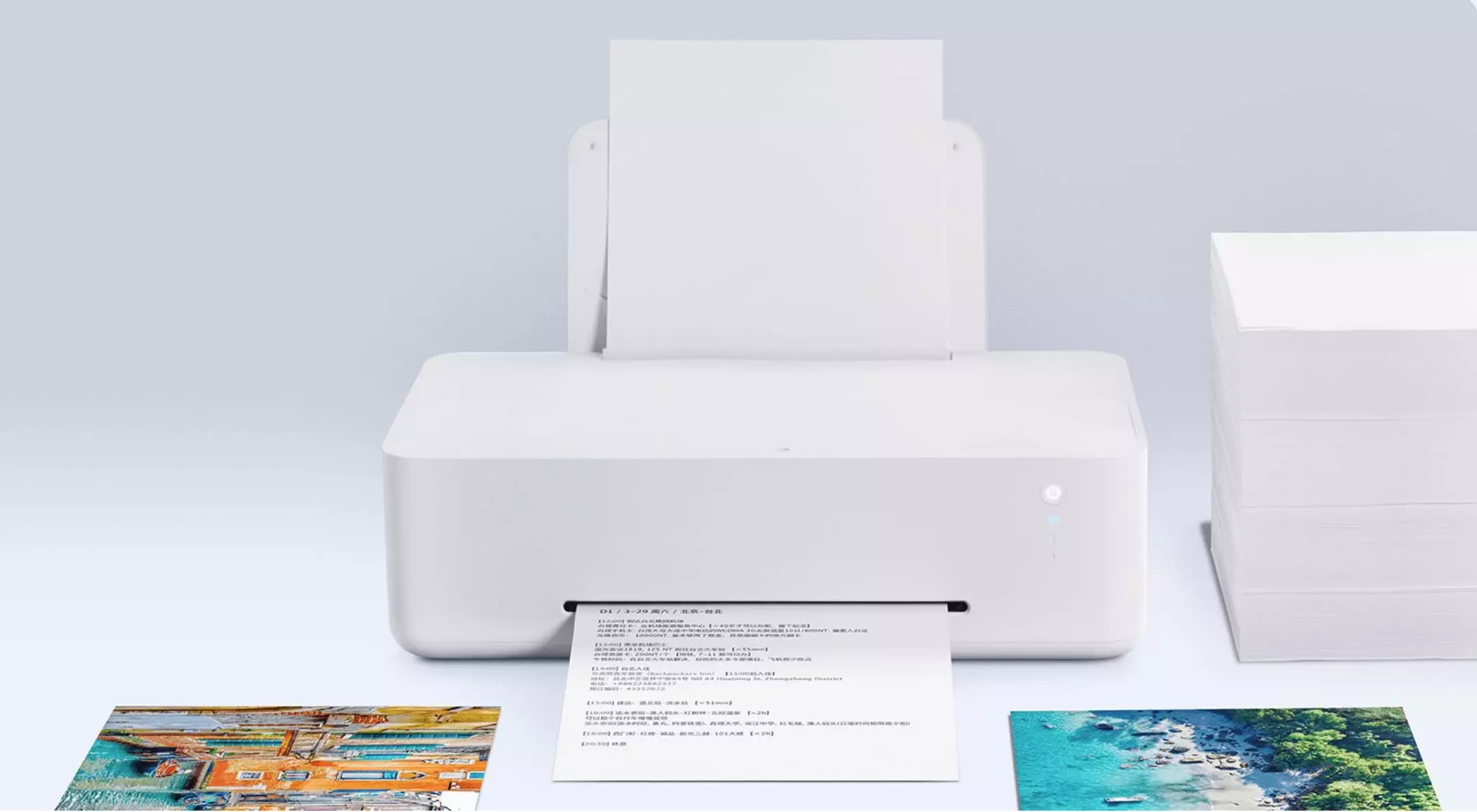 Xiaomi Mijia Inkjet Printer - yon enprimant plen véritable ak katouch yo ki pi bon mache nan mond lan 23214_1