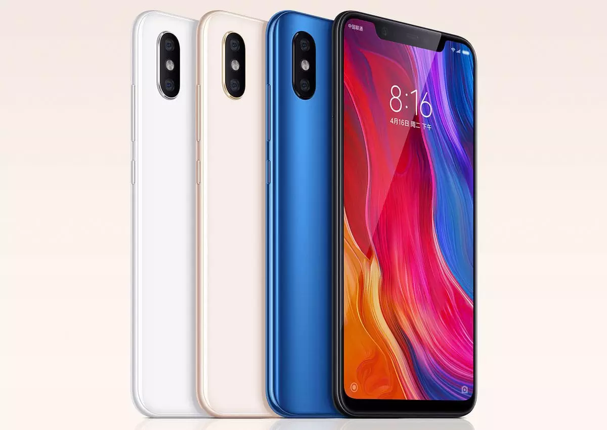 Xiaomi mi 8 շատ հզոր փլուզված գնի մեջ 23923_1