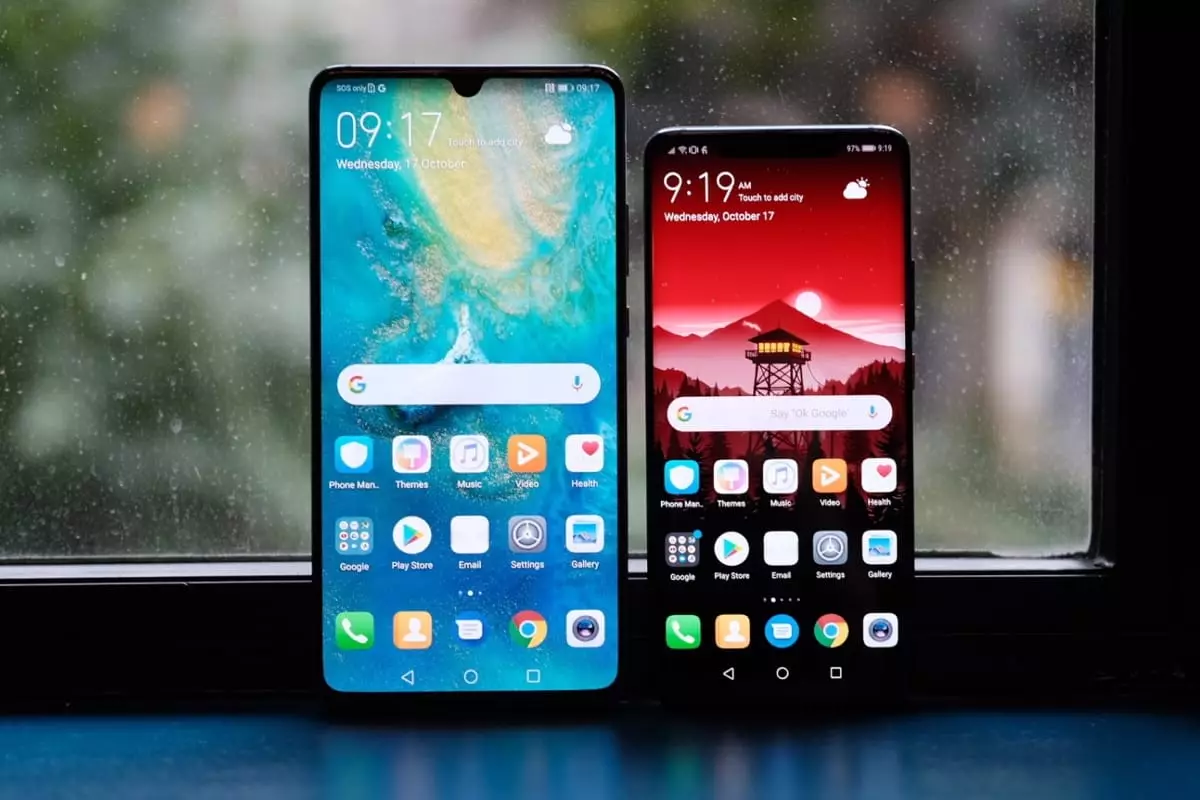 Hassive Huawei Mate 20x leitete die Top 10 der beliebtesten Smartphones der Welt 24420_1