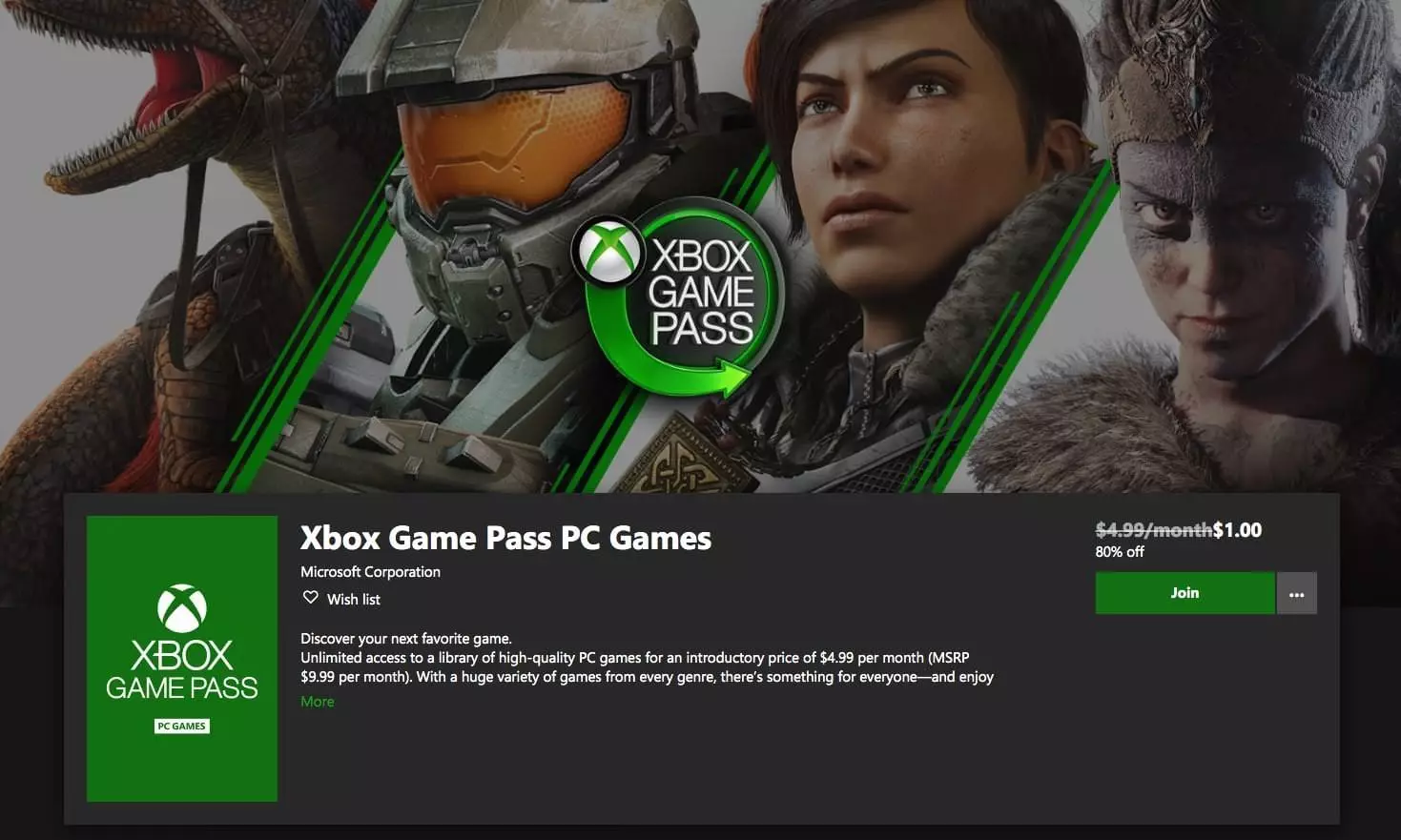 Seratus game terbaik untuk Xbox One telah tersedia untuk komputer hanya dalam 100 rubel. 24881_2