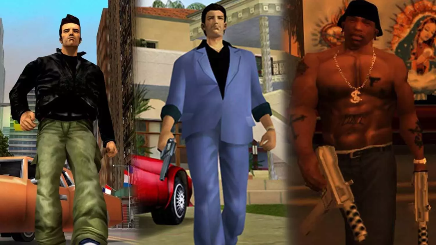 Rockstar Games a publié Remaster GTA III, Vice City et San Andreas 248_1