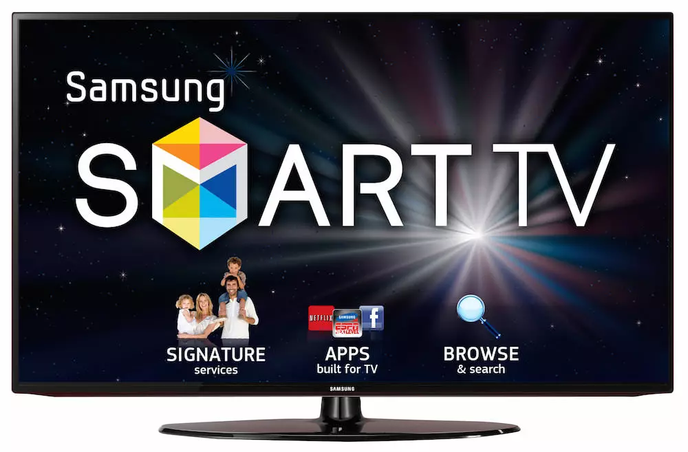 Samsung pinter TV.