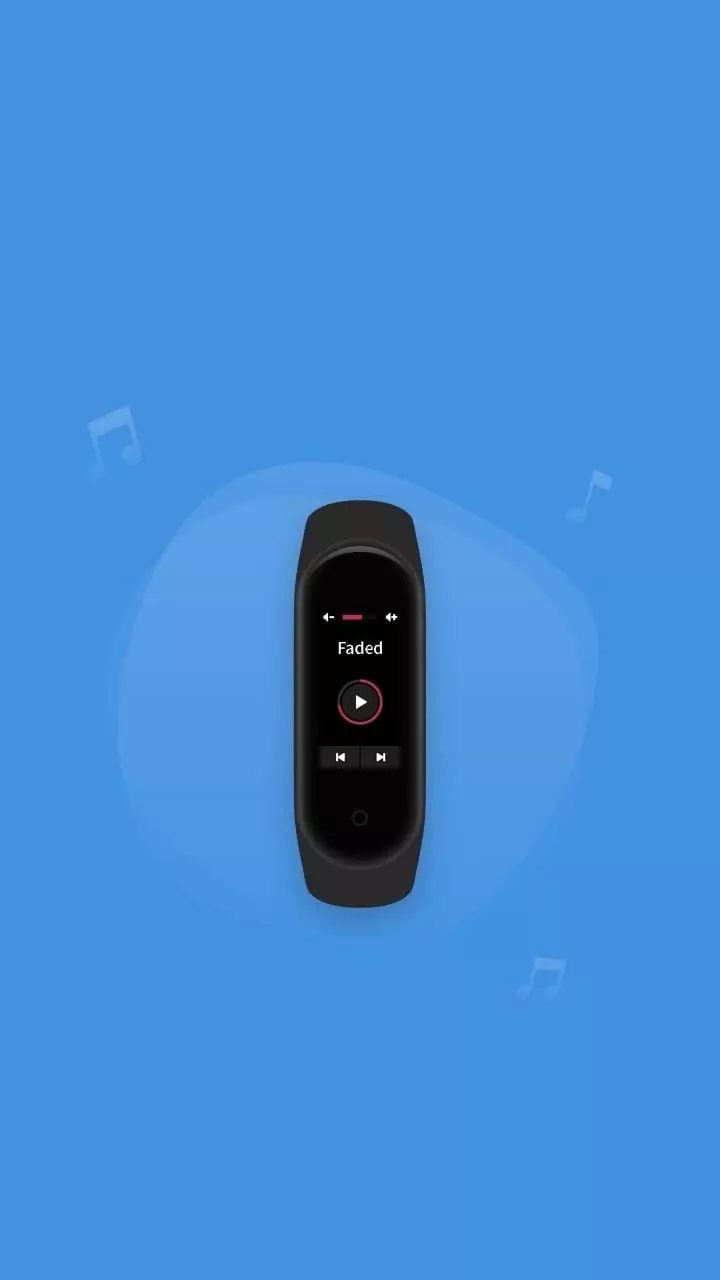 Xiaomi posted sa network opisyal nga mga larawan sa MI Band 4 pulseras 25299_2