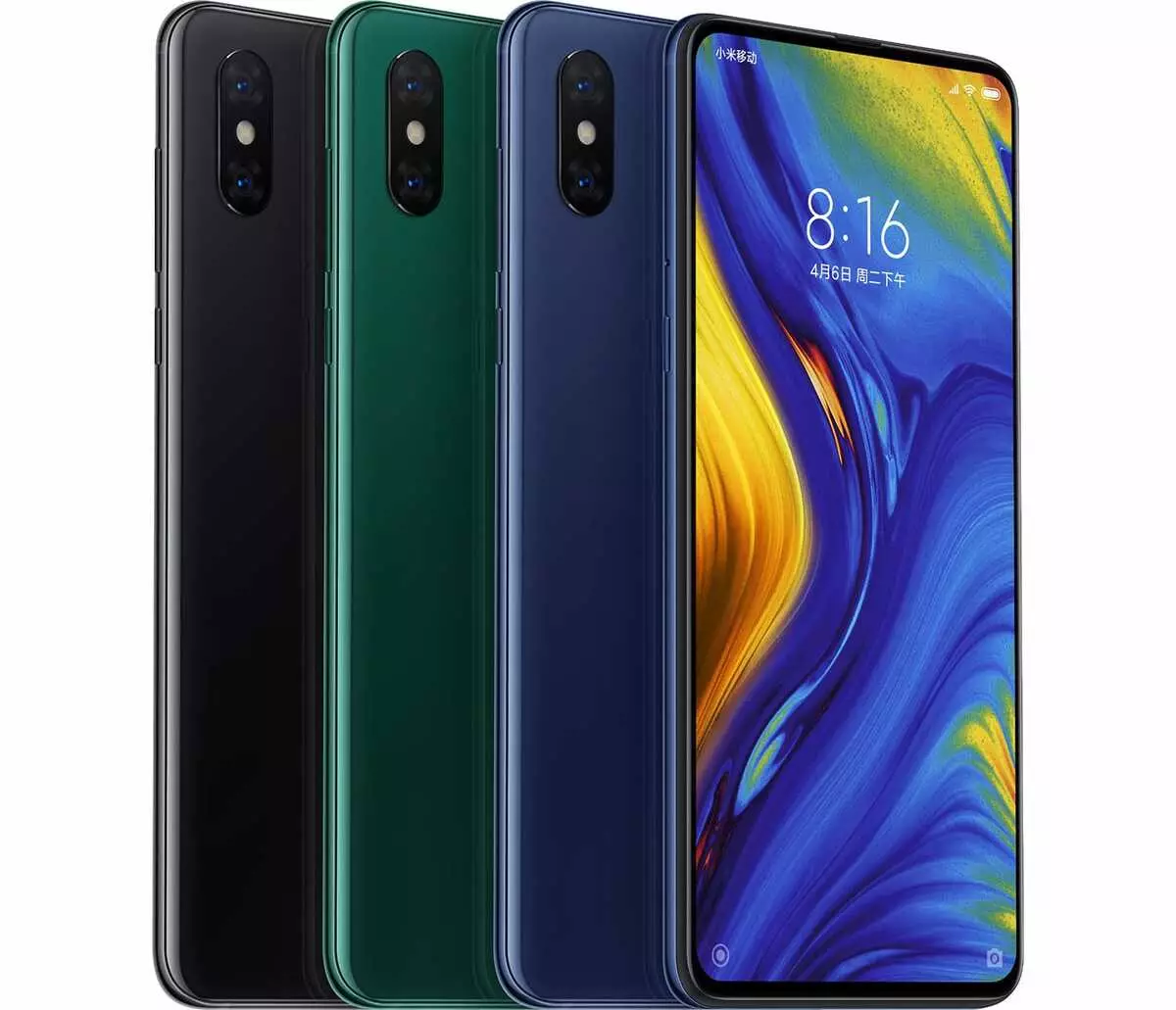 Xiaomi মি মিক্স 3 একটি উন্মাদ মূল্যে করে রাশিয়া বিক্রয়ের উপর গিয়েছিলাম 25445_2