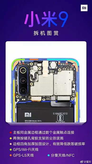 ໃນ Xiaomi Mi 9, ພວກເຂົາໄດ້ພົບເຫັນຄວາມເປັນໄປໄດ້ທີ່ລັບທີ່ບໍ່ມີໃຜຮູ້ 25650_4