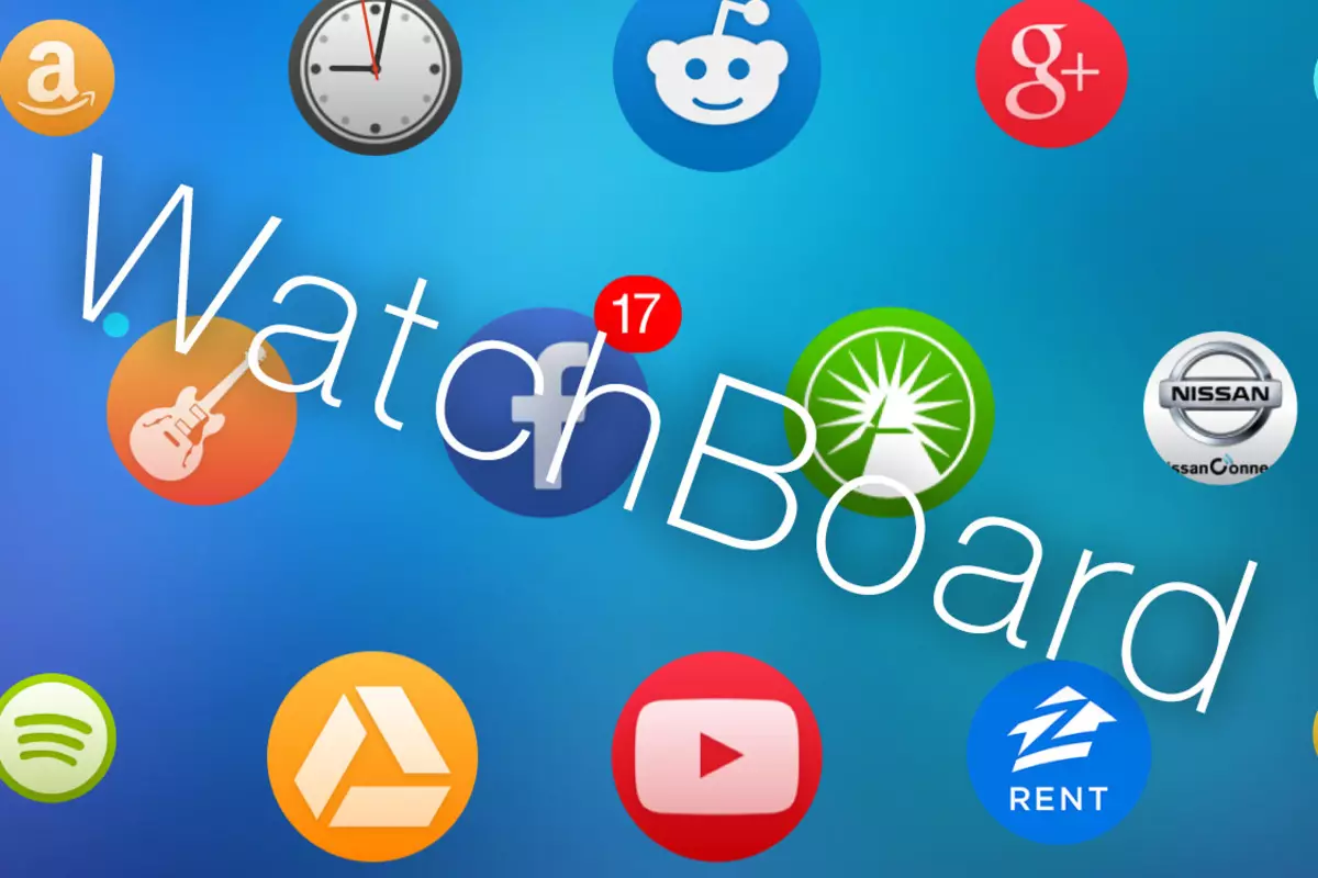 WIEWBOAD TWEAK는 iOS 8의 모양을 Apple Watch Clock 인터페이스로 바꿉니다.