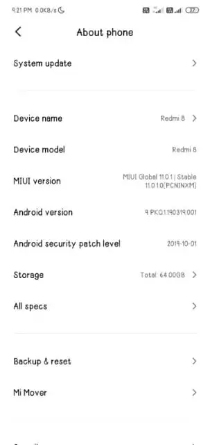 Xiaomi aburitsa iyo Global Firmware Miui 11 Kuti Budget Smartphones 25661_3