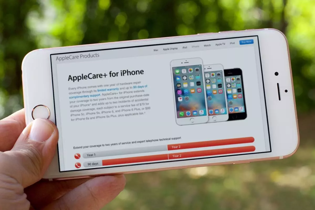 AppleCare + Garanti se kounye a posib pandan ane a soti nan dat la nan achte iPhone