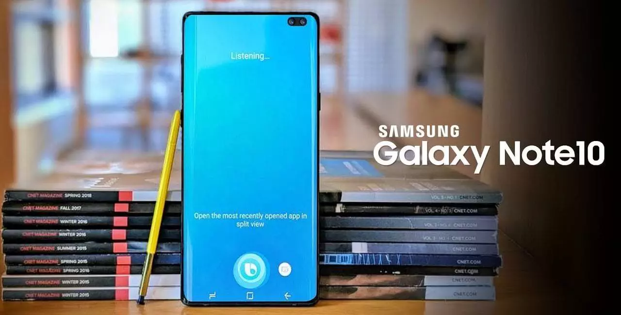 Die belangrikste kenmerk van Samsung Galaxy Note 10 behou almal in skok 26690_1