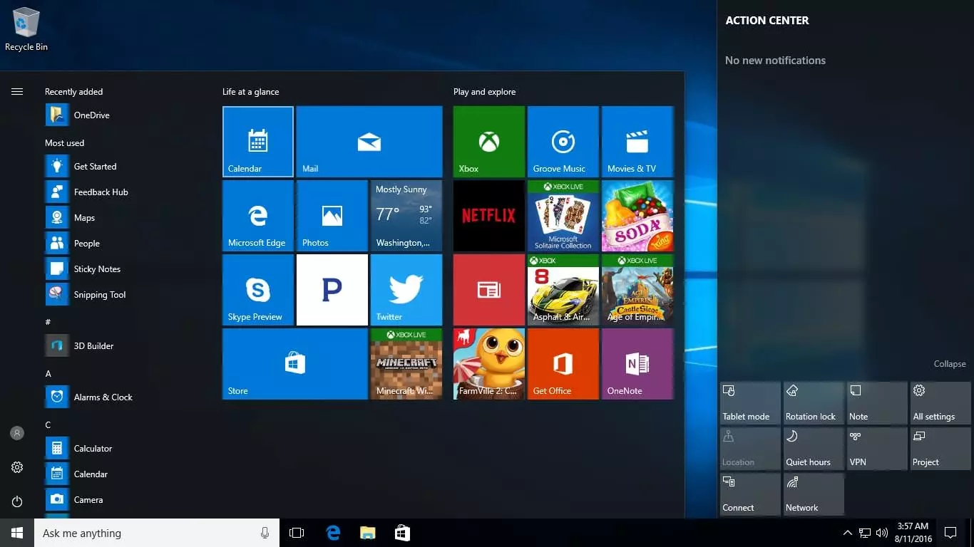 Windows 10 აიძულეს ყველა მომხმარებელი ხტომა აღფრთოვანებული 27155_2