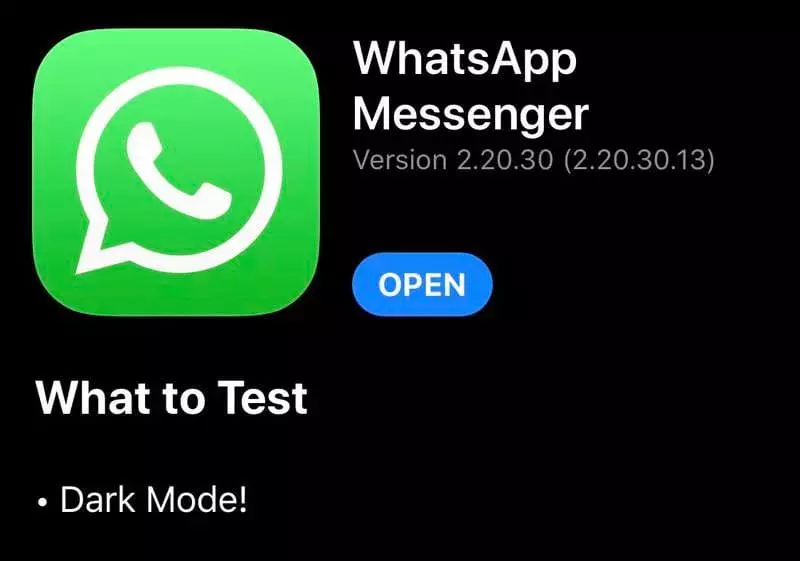 Jak povolit temné téma v WhatsApp na iPhone 27492_2