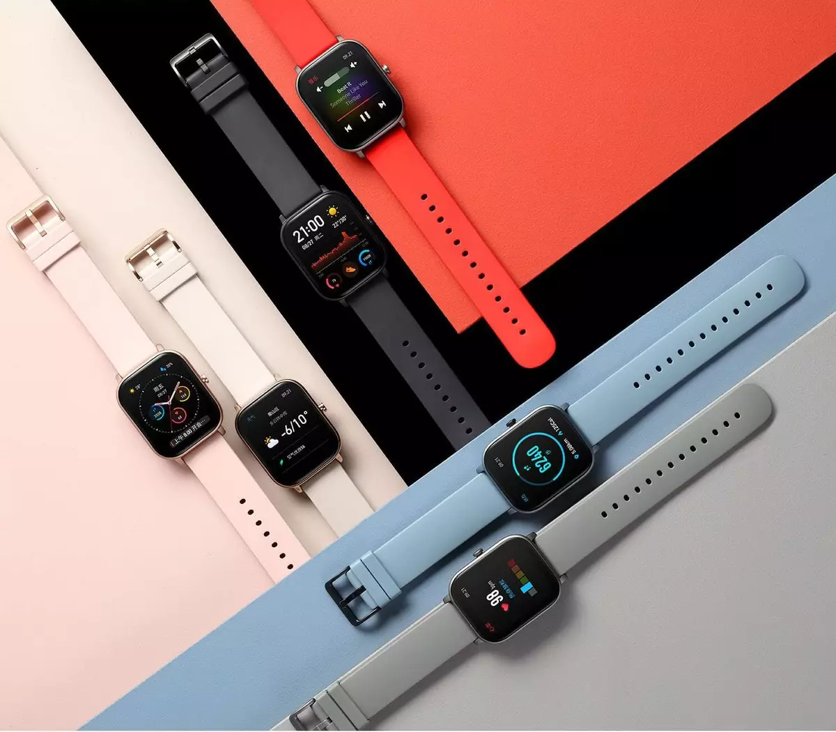 Xiaomi Amazfit GTS bûye klonek erzan a temaşekirina Apple ya Smart 28233_3