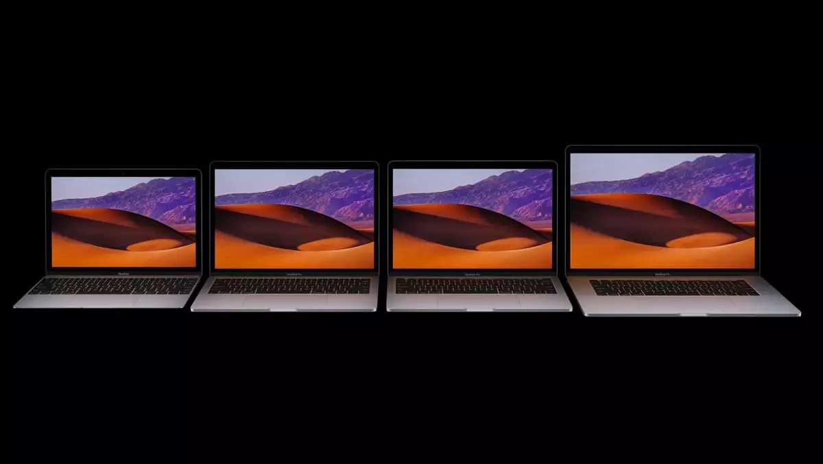 Muaj pes tsawg tus tshiab Macbook 12 thiab MacBook Pro computer (2017) nrawm dua li cov neeg ua ntej? 2843_2