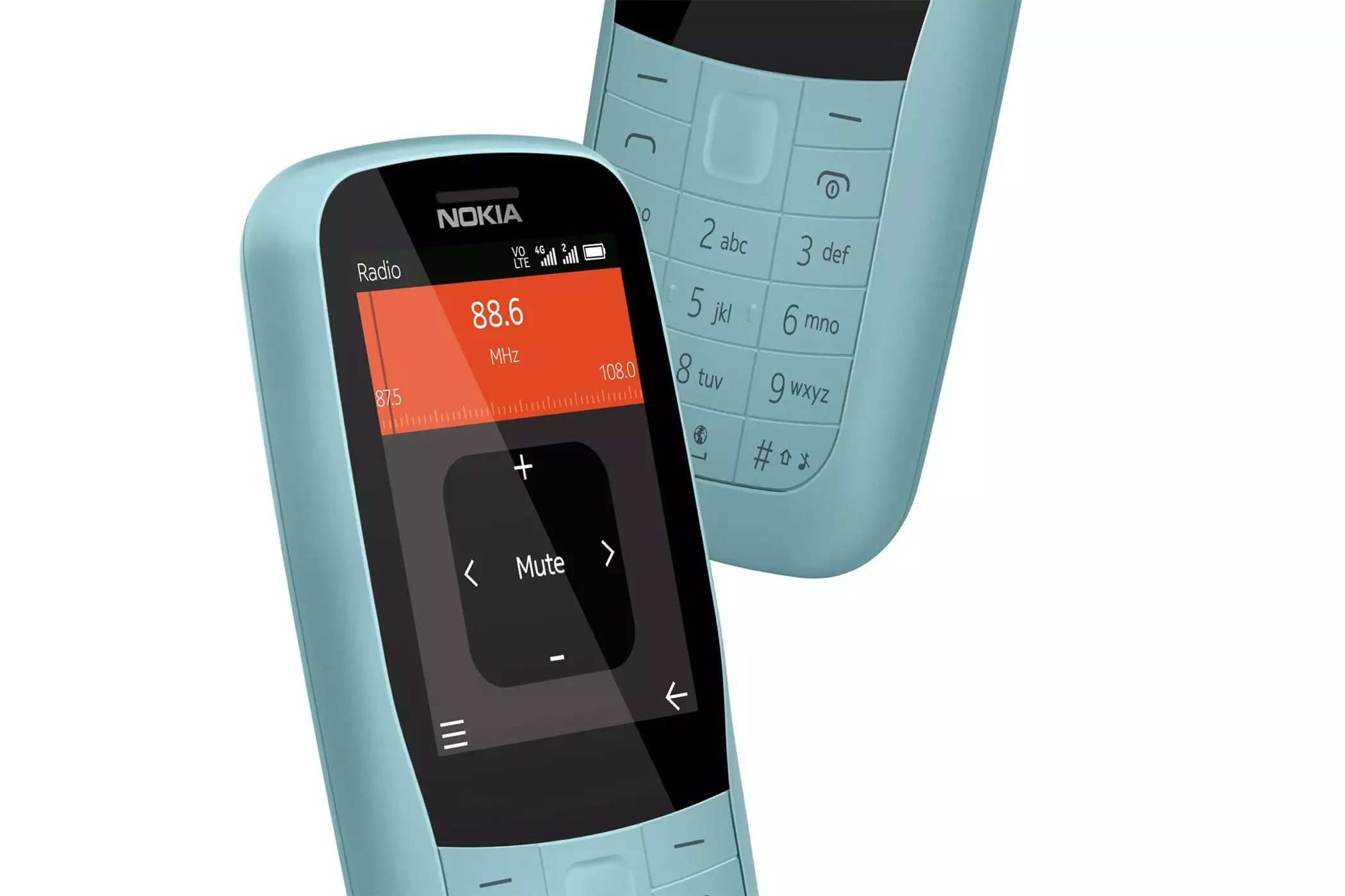 Nokia 220 Push-Button Telefon med support til 3G og 4G LTE blev til salg 28601_2