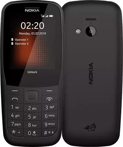 Nokia 220 Tombol Point-tombol nganggo dukungan pikeun 3G sareng 4G LTE lebet 28601_4