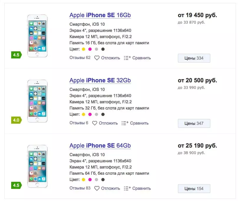在俄罗斯，iPhone SE的价格 - 现在为一分钱销售了一个紧凑的旗舰 2982_3