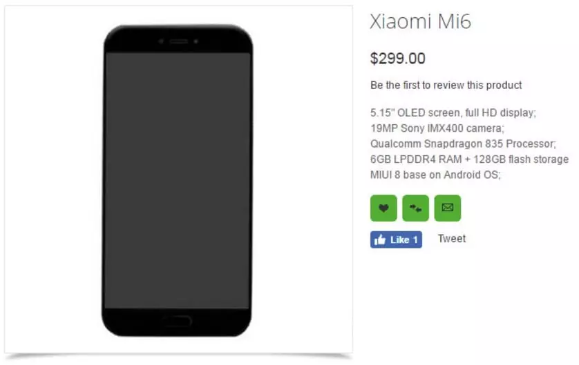 Xiami MI6 Smartphone 3