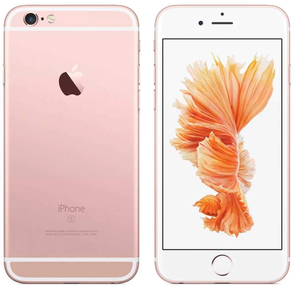 Apple iPhone 6s ditambah mawar emas