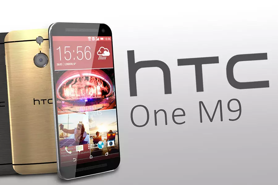 Smartphone HTC imwe M9 hamwe nubwenge 7.0 Ibipimo bya SanGandal