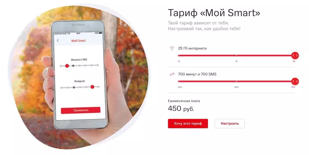 Meilleur en Russie: l'opérateur de Cellular MTS a lancé un nouveau plan tarifaire 31529_2