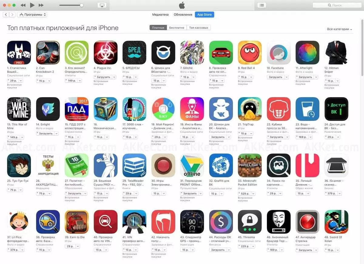 App Store Rusiya qiyməti 2