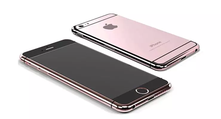 iphone 6s màu hồng.