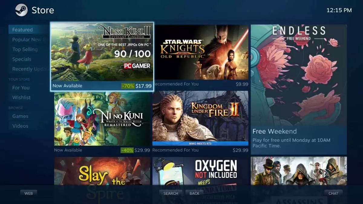 Steam went out for Google's operating system 32946_2