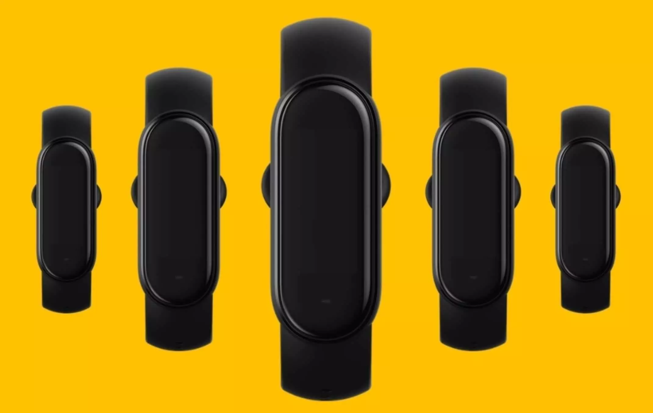 Xiaomi mi band 5 yakabatanidzwa paInternet: Mapikicha uye hunhu 33438_2