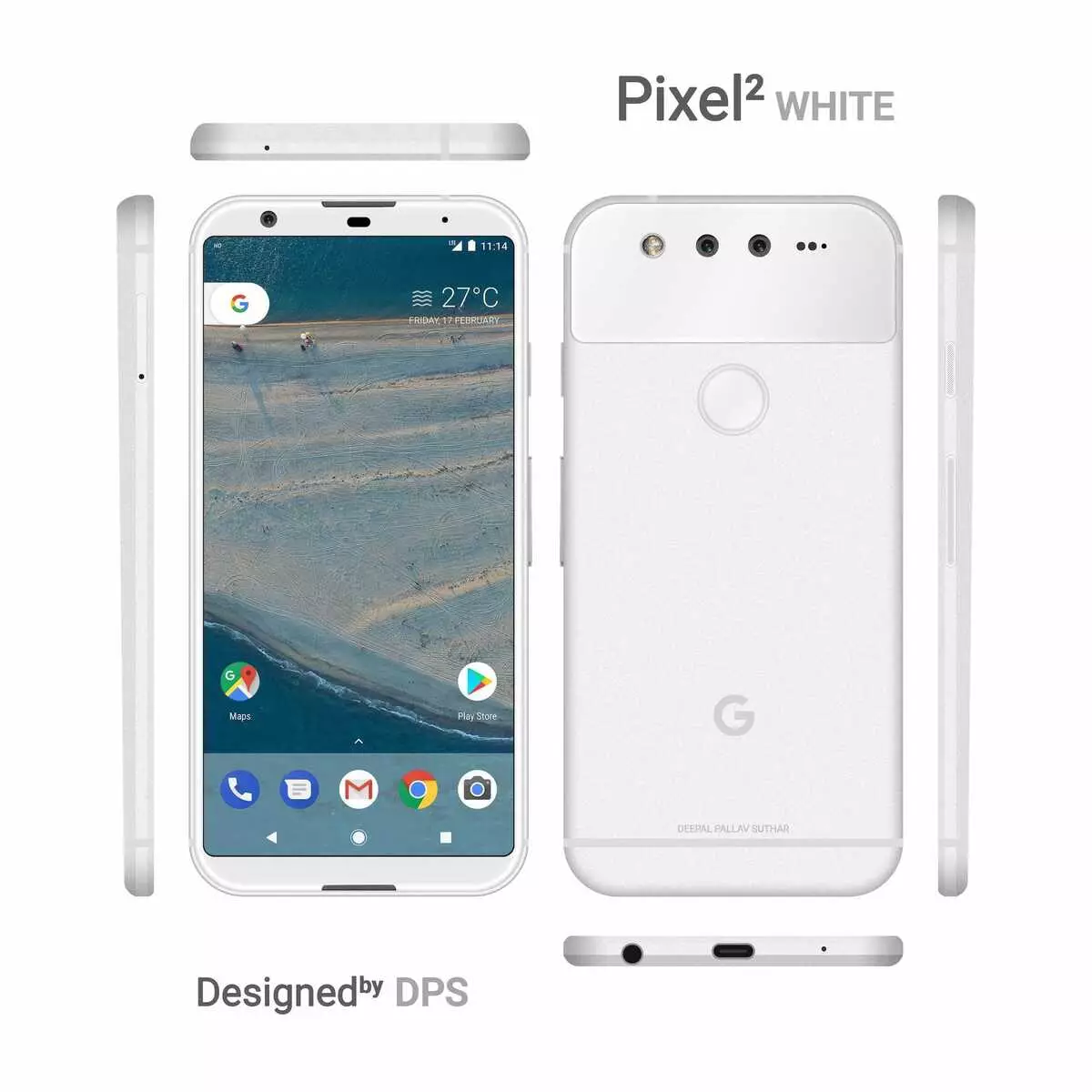 Denný deň: Top Google Pixel 2 v 12 farbách na vysoko kvalitných obrázkoch 3413_3