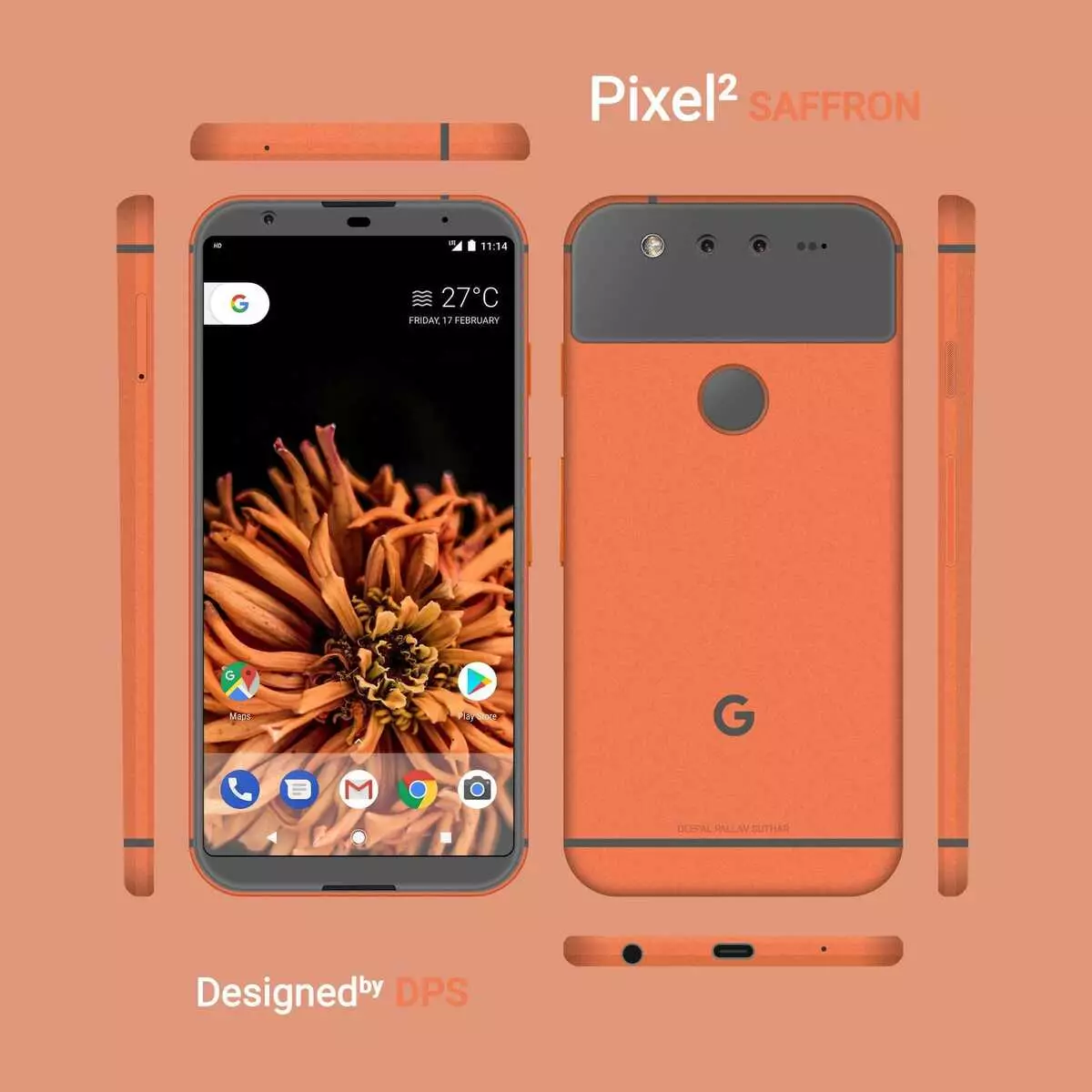 Καθημερινή ημέρα: Top Google Pixel 2 σε 12 χρώματα σε εικόνες υψηλής ποιότητας 3413_9