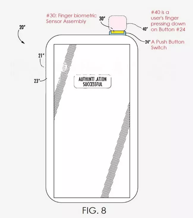 iPhone 8의 지문 스캐너는 예기치 않은 위치에 있습니다. 3430_2