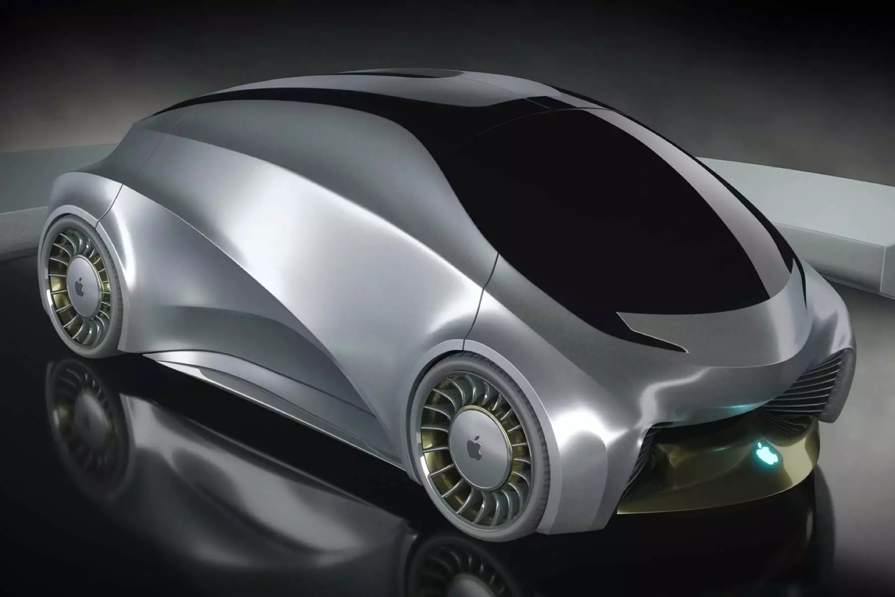 Apple Car - Un novo coche eléctrico cun enorme golpe e un deseño sorprendente 34828_2