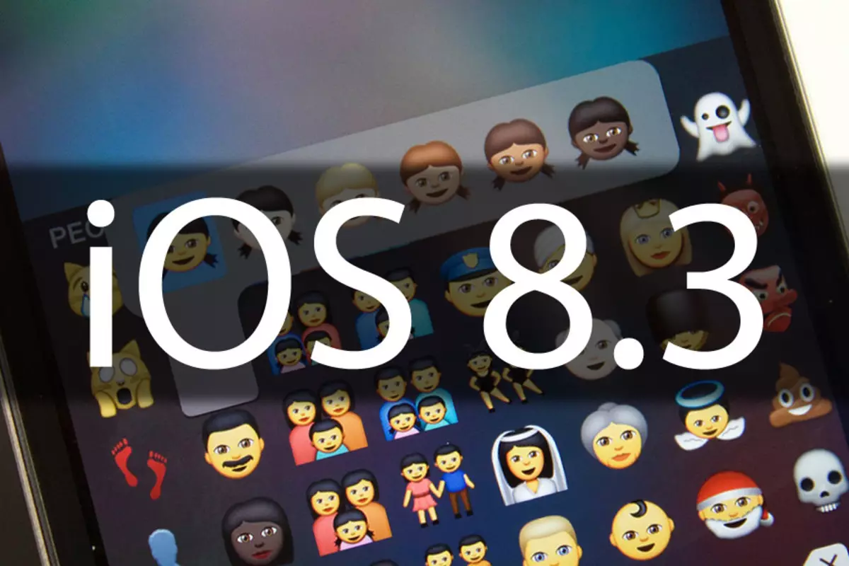 La fina versio de iOS 8.3 estos publikigita en la dua duono de aprilo