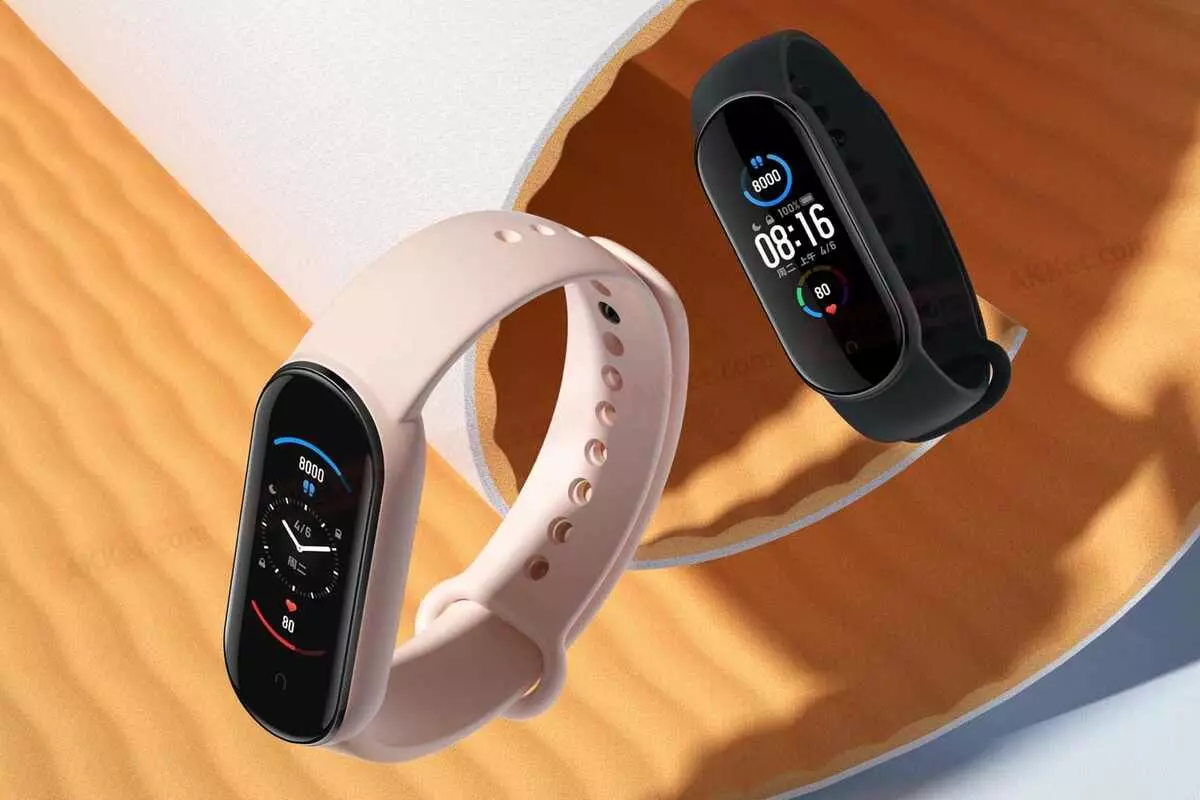 Fógra Xiaomi mi Band 5 - bracelet spóirt nua le scáileán datha agus gnéithe nua 35690_4