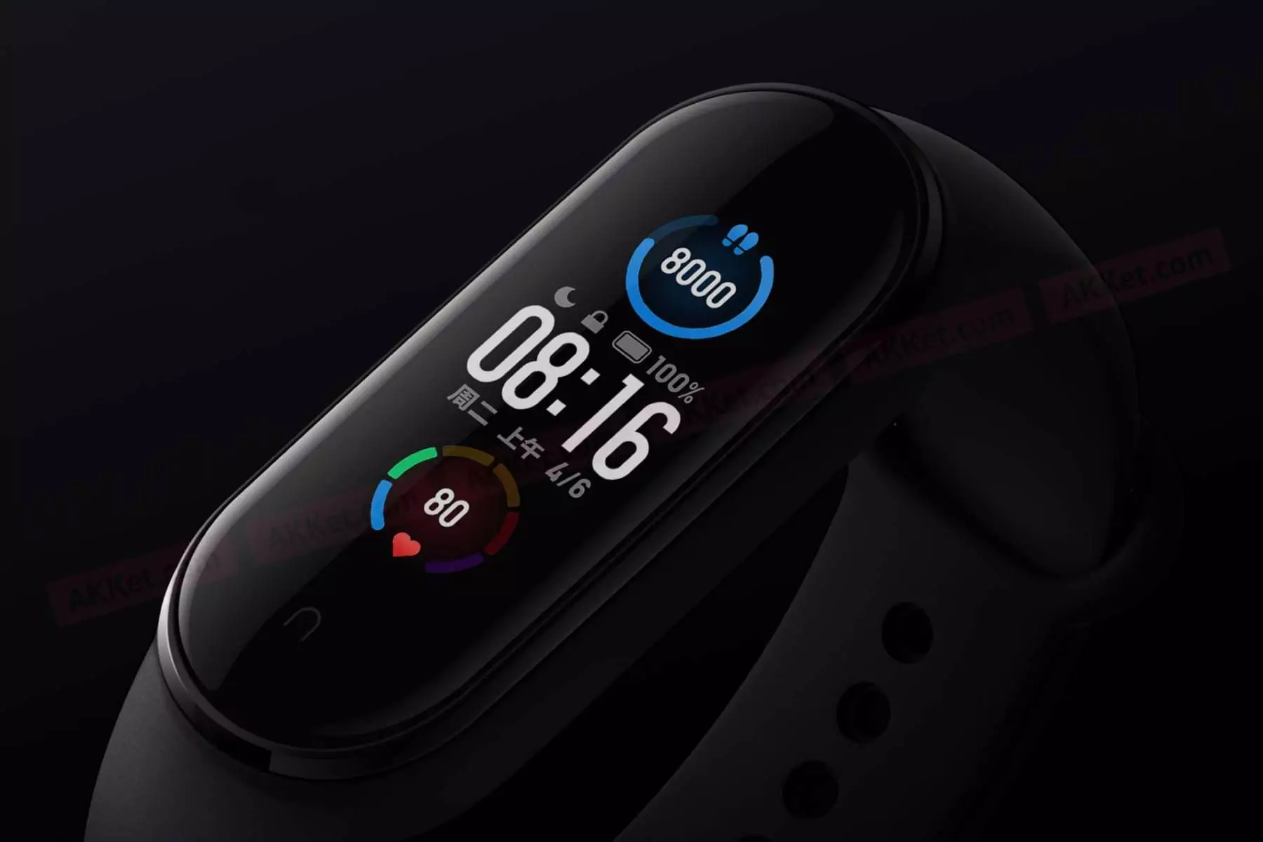 Phatlalatso Xiaomi Mi Band 5 - Seketsoana se secha sa lipapali ka skrine sa mebala le likarolo tse ncha 35690_6