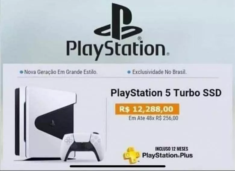 A large store opened the price and design of Sony PlayStation 5 35702_2