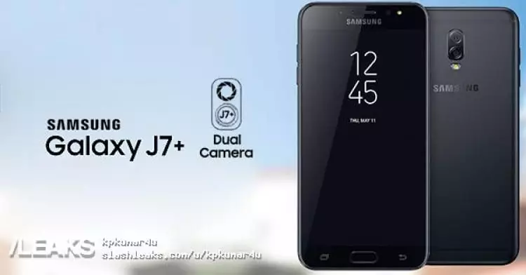 I-Samsung Galaxy J7 + - Izinkampani ezinhle kakhulu ze-smartphone ezinekhamera ephindwe kabili 3606_3