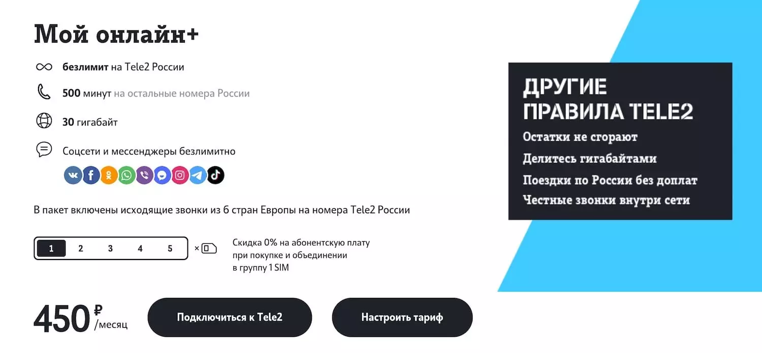 Стільниковий оператор Tele2 запустив найкращий тарифний план, про який мріяли всі абоненти 36316_2