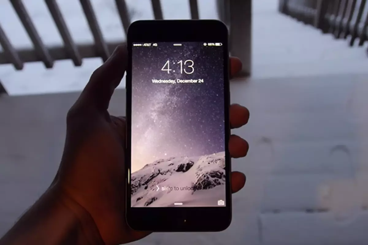 Iphone 6 contro la neve: un altro test di smartphone Apple