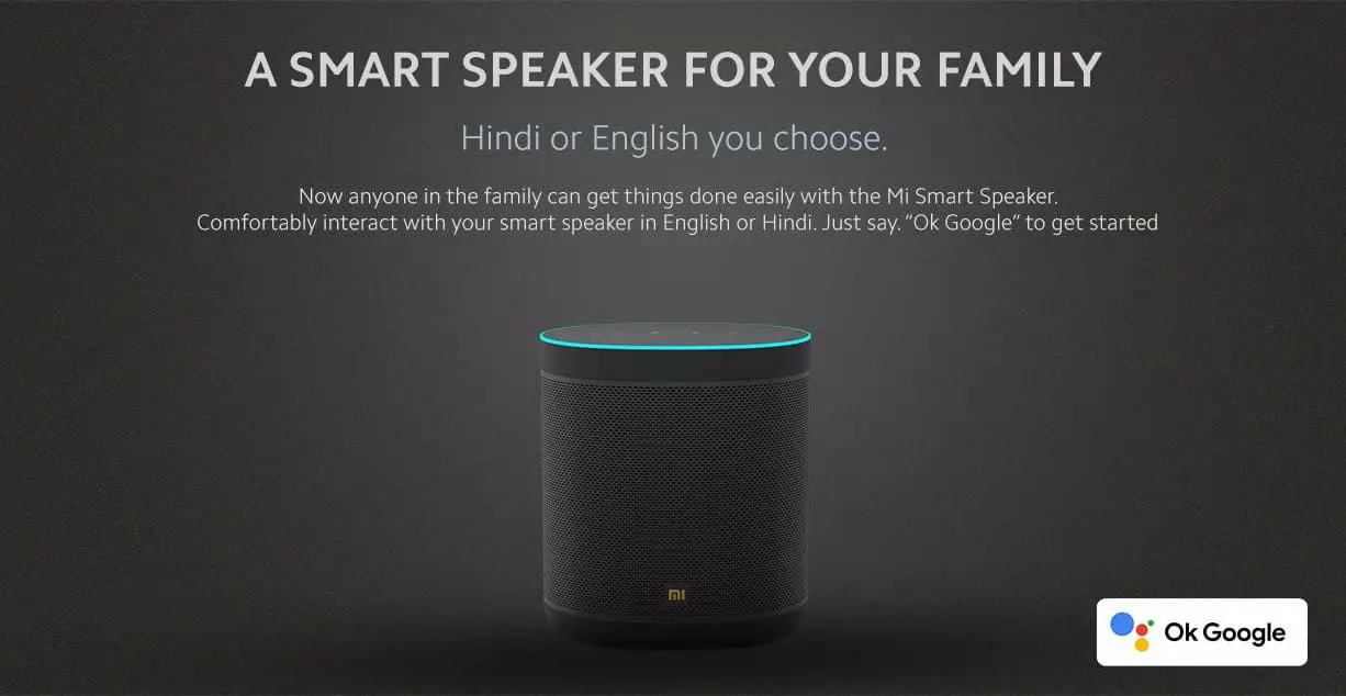 Xiaomi Mi Smart Speaker - Smart Column met stemassistent Google Assistent 38720_2