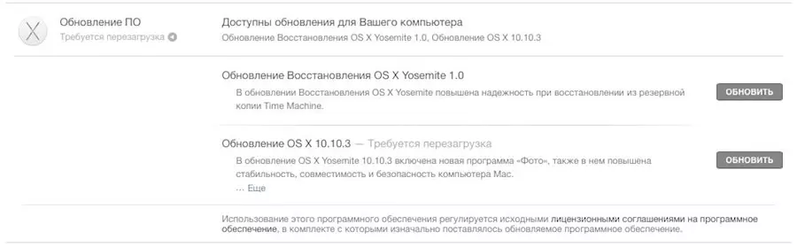 OS X Yosemite 10.10.3 Fina Elŝuto