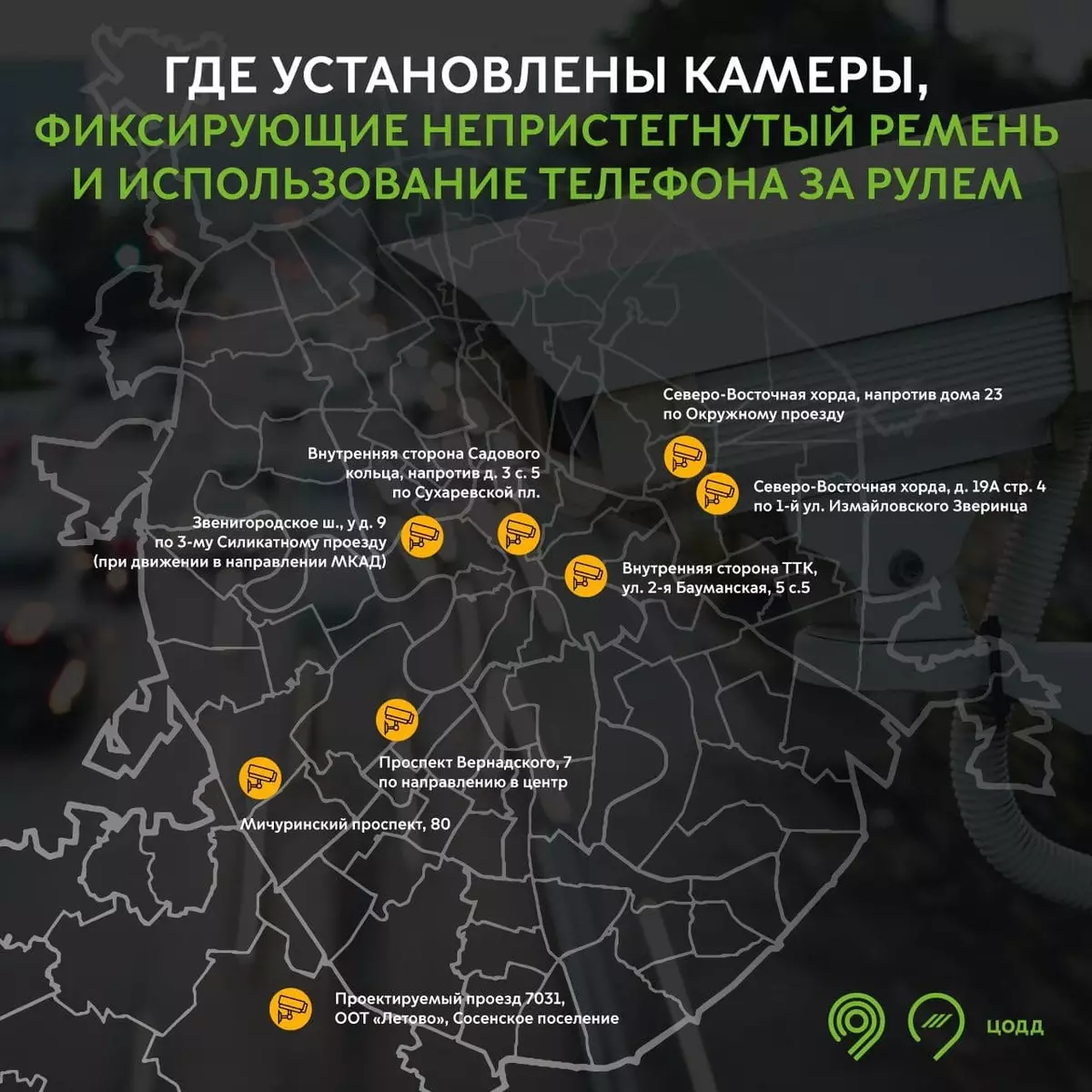 Camera map that are fined for talking by phone driving and for an unsuccessful belt 39516_2