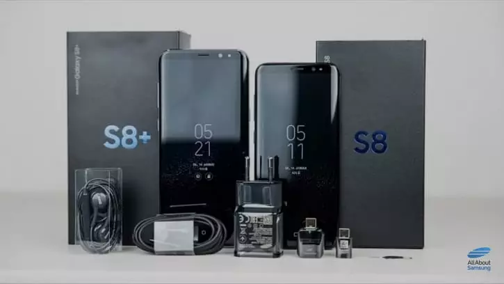 Нишондиҳии аввал ва аввал ба Samsung Galaxy S8 ва Galaxy S8 + 4046_1