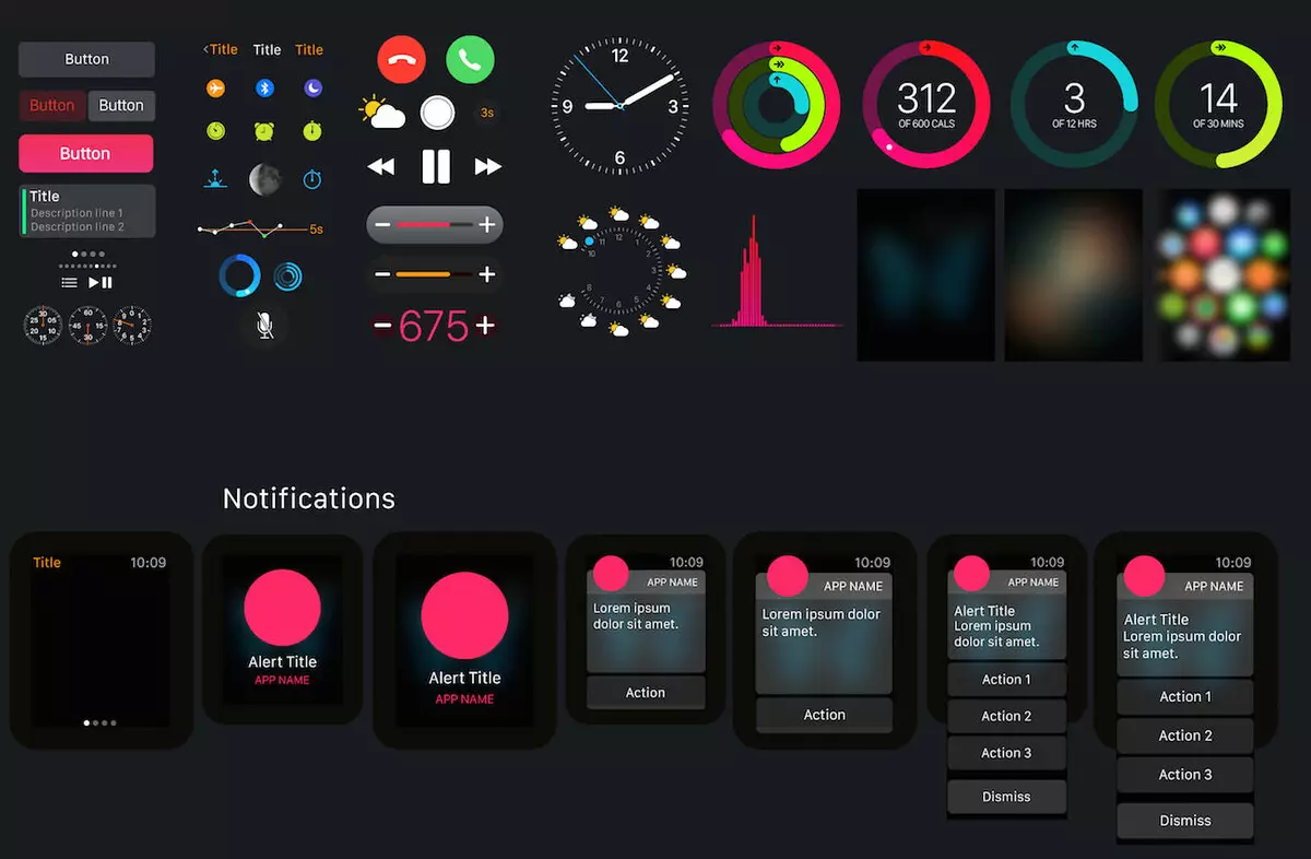 Apple Watch GUI Apple Store Orsýet IOS 8 Design 2