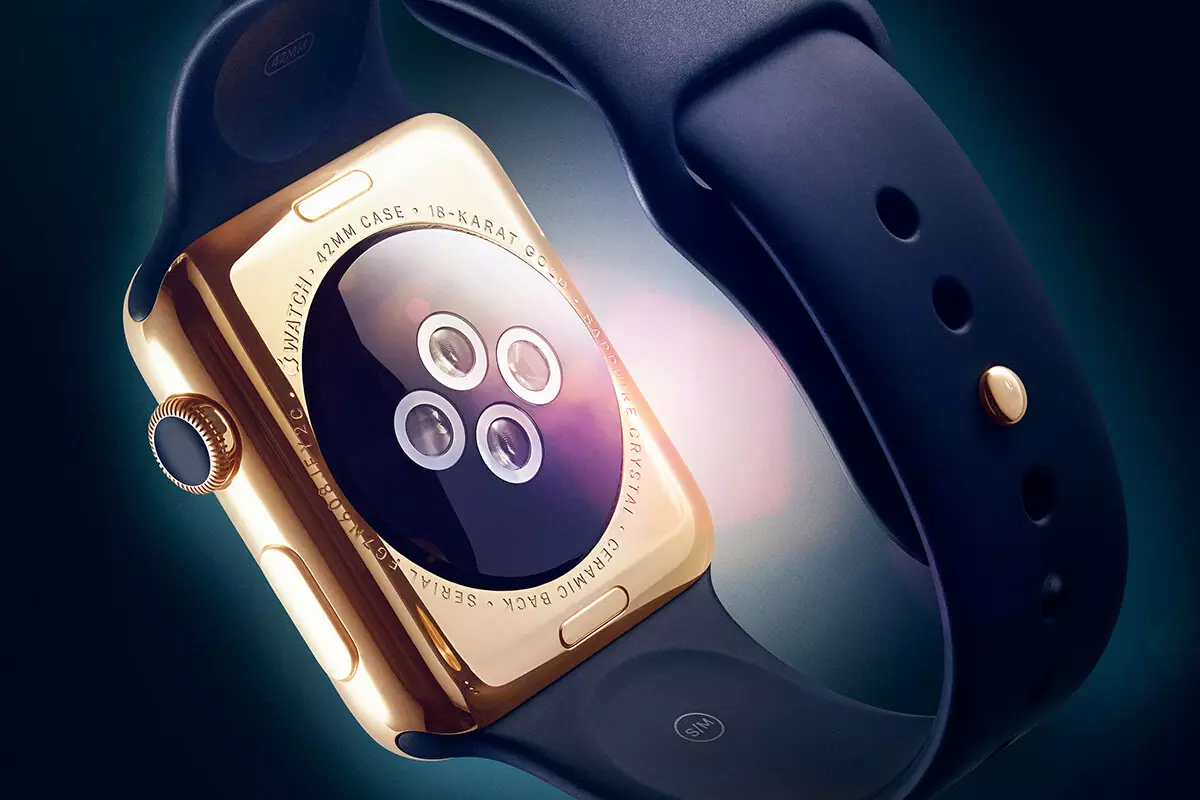 如何在金手錶版中轉動普通的Apple Watch Sport