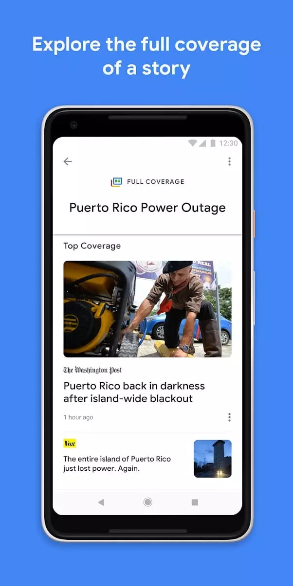 Google News app has become available for downloads to smartphones and tablets. 42694_3