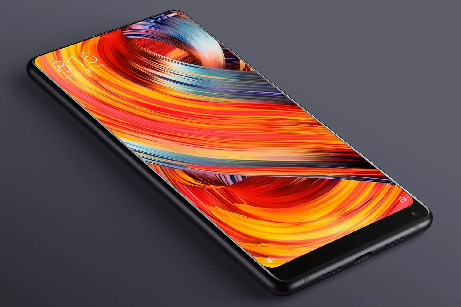 அறிவிப்பு Oukitel MIX 2 - மலிவான வியத்தகு "கொலையாளி" Xiaomi mi mix 2