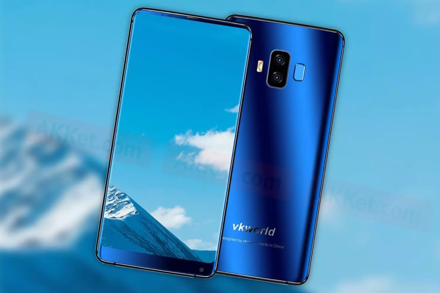 Vkworld S8 - Титанын хайрцаг бүхий үзэсгэлэнтэй цацраггүй ухаалаг гар утас