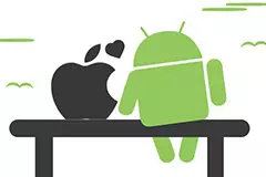IOS kaj Android gajnis 96,4% de la smartphone-merkato